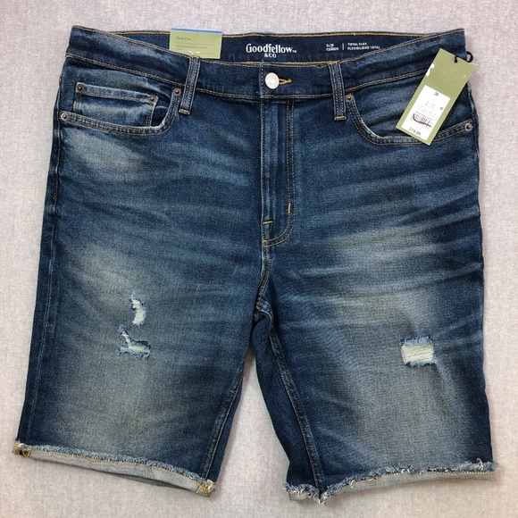 Goodfellow & Co | Shorts | 5 Abel Blue Slim Total Flex Jorts Jean Short ...